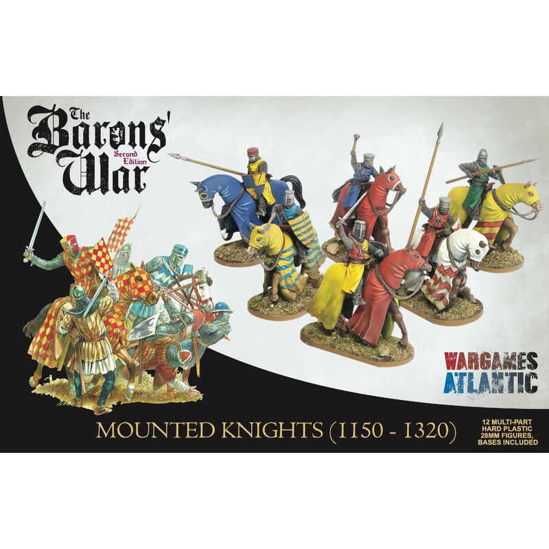Atlantic Medieval Period: 1/56 Scale Mounted Knights (1150-1320 ...