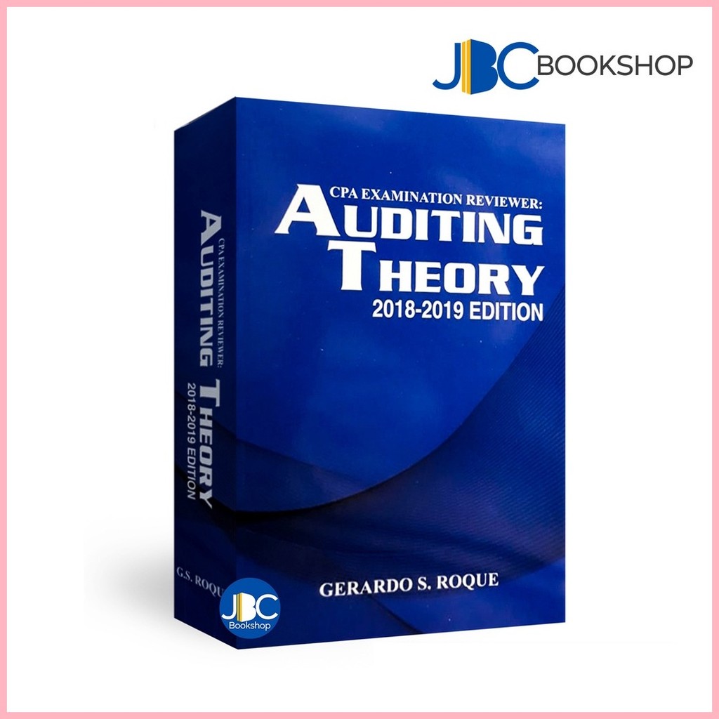 CPA Examination Reviewer: Auditing Theory 2019 by Roque | Shopee ...