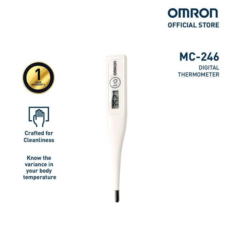 OMRON Mc-246 Digital Pencil-Type Thermometer For Body Temperature ...