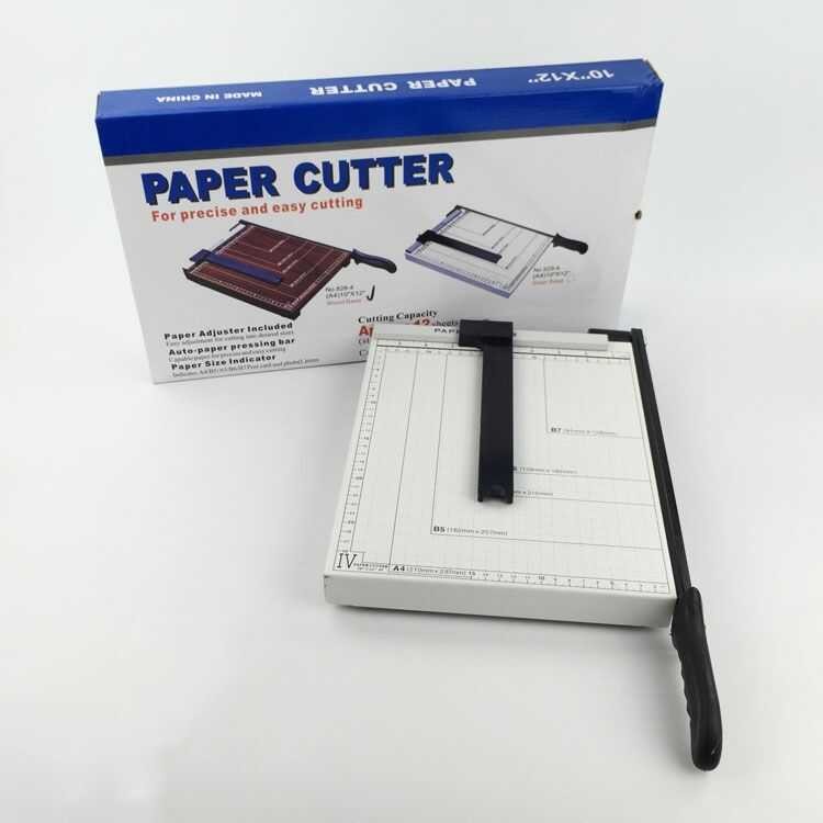 Paper Cutter A4 Iron Guillotine Office Paper Cutter Trimmer For Office ...