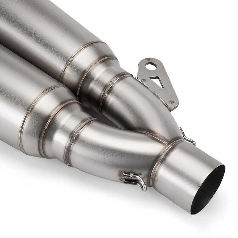 W Joseph John Store Universal 51Mm Motorcycle Silencer Double Hole ...