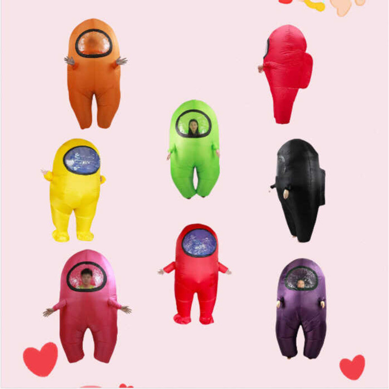 Among Us Costume Multi-Color Astronaut Anime Game Doll Little Red Man ...