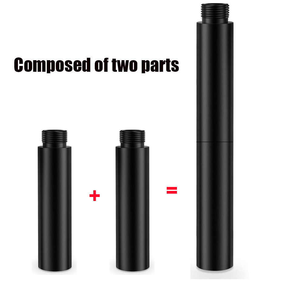 Mic Stand Extension Tube143mm, 5/8" Thread Microphone Extension Pipe ...