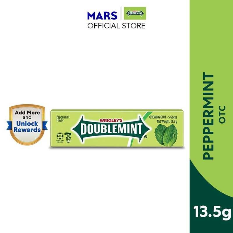 Doublemint® Peppermint Gum Candy 5-Sticks | Best-Selling Bubble 91B ...