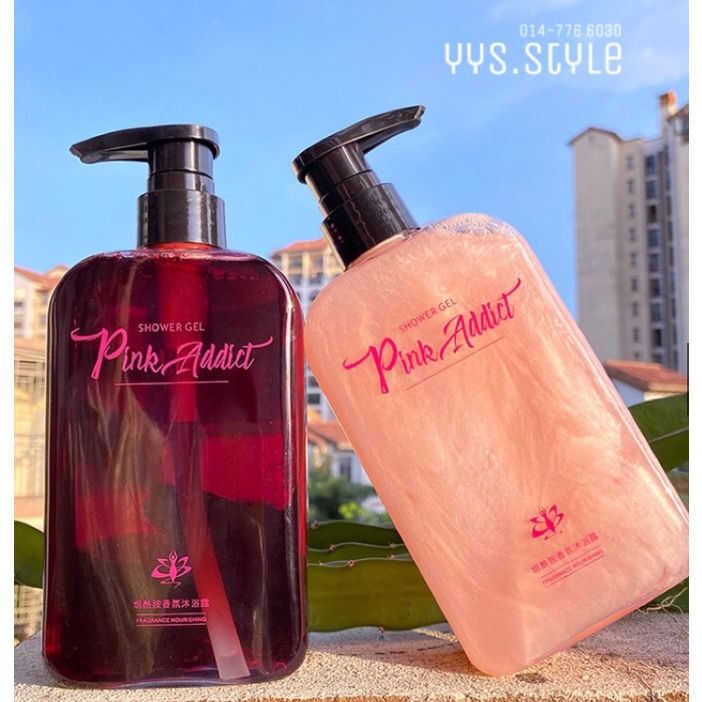 PINK ADDICT SHOWER GEL Essential Oil Seductive And Perfume Shower Gel ...