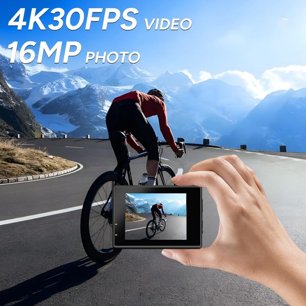 SJCAM SJ4000 Action Camera Dual Screen SJ4000 Air 4K Ultra HD ...