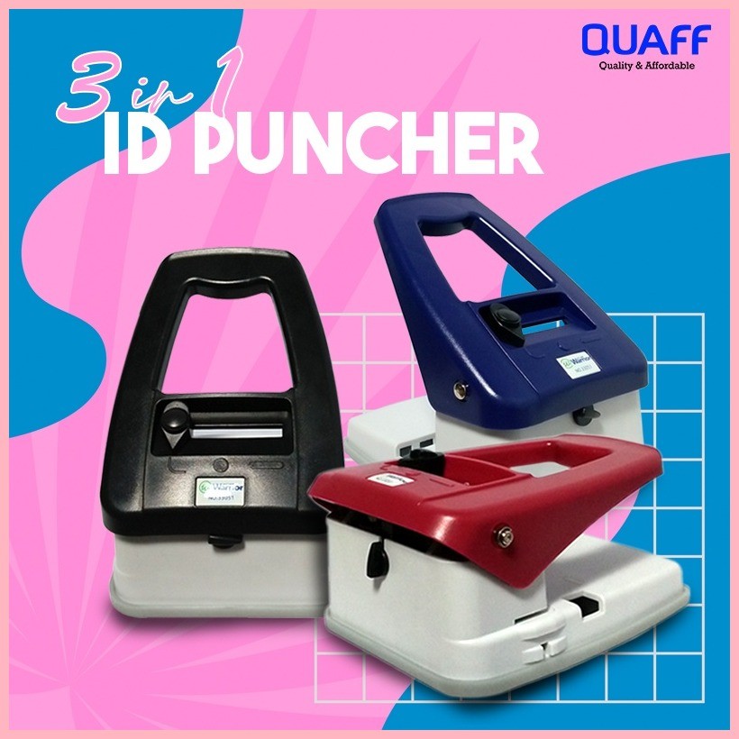 QUAFF 3 in 1 Warrior Puncher ( Oblong / Circle / Corner ) | Shopee ...
