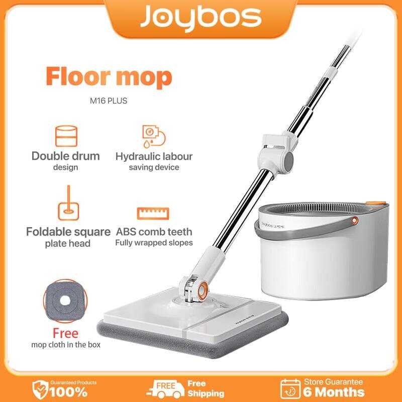 Joybos Square M16 Plus Tornado Mop - Self-Washing & Spinning Mechanism ...