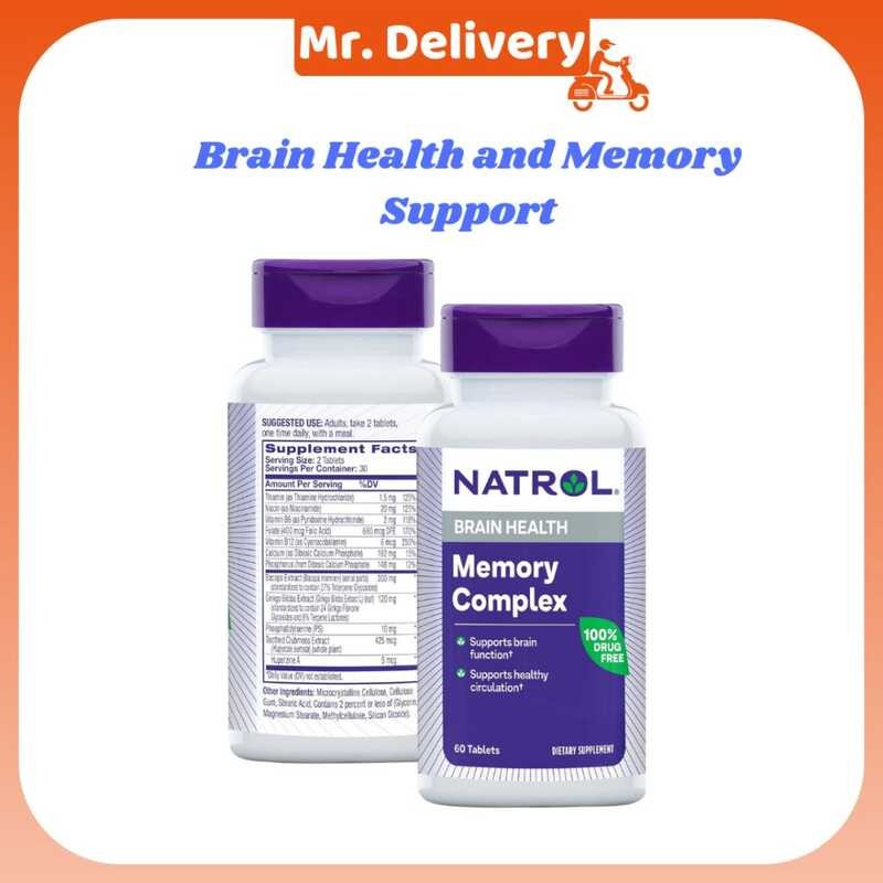 Mr Delivery | Sale!!! Natrol Memory Complex With Ginkgo Biloba 120Mg ...