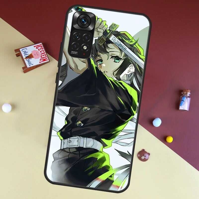 [Rmkjoop] Muichiro Tokito Demon Slayer Case For Redmi Note 11 Pro 10 9 ...