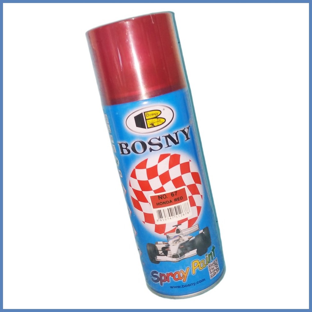 ♀ BOSNY SPRAY PAINT HONDA RED NO. 67 ( WALL PAINTS AND COATINGS ) ( 400 ...