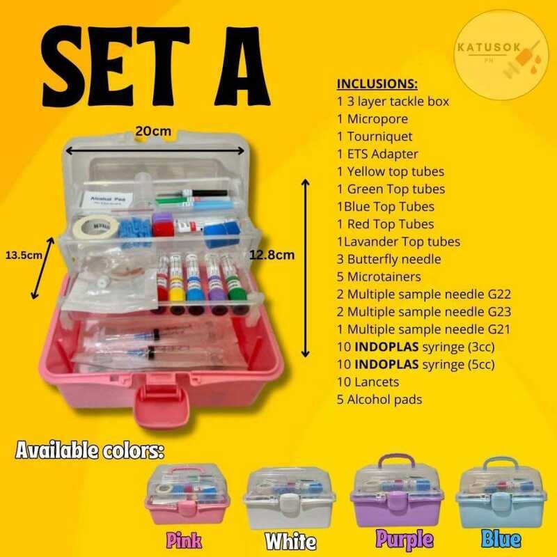 3 Layer Phlebotomy Kit Medtech Complete Set E11 | Shopee Philippines