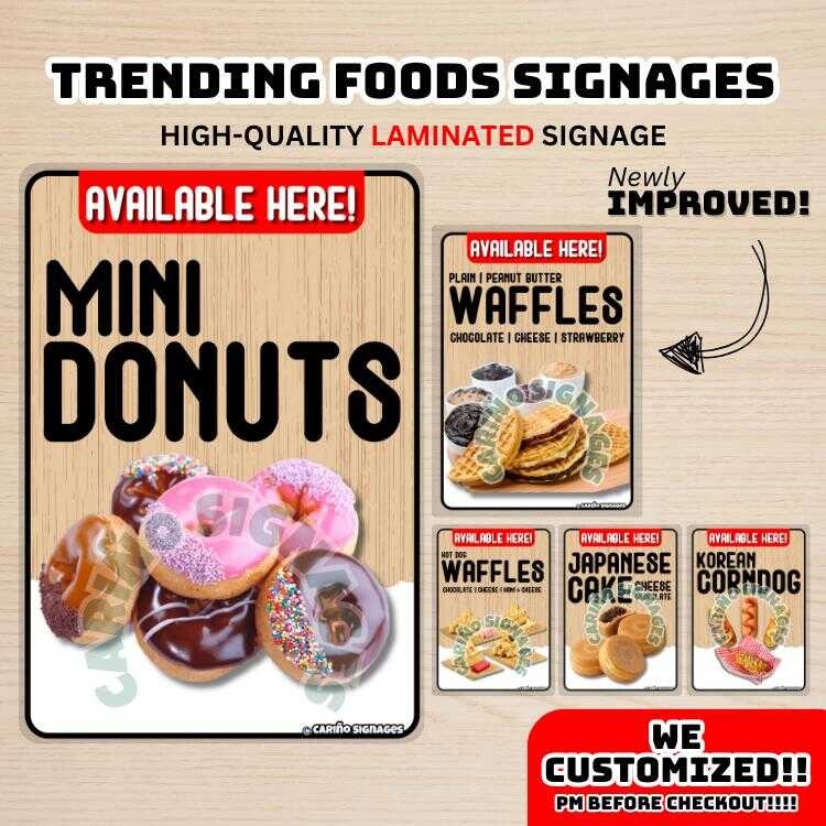 2A2 Carinyo Laminated - Trending Meryenda | Pinoy Signages | Shopee ...