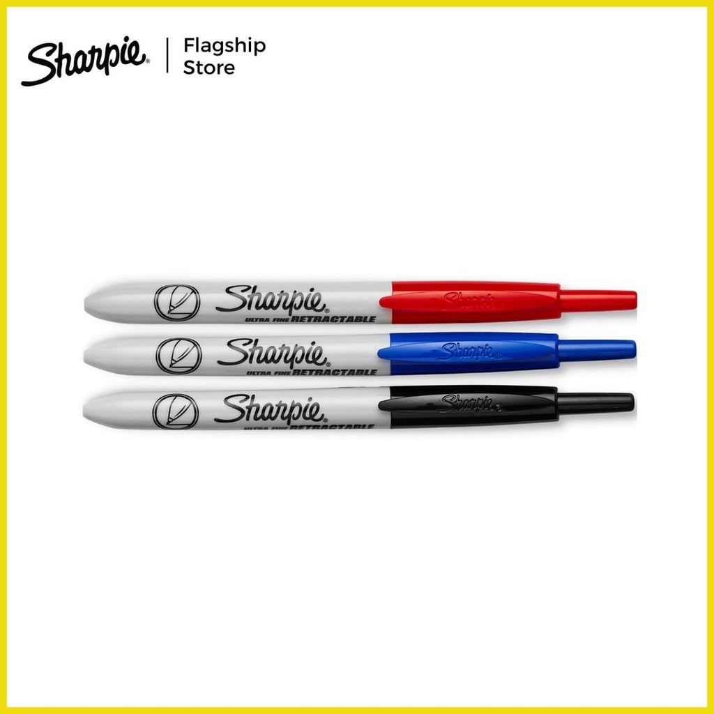 Sharpie Retractable Ultra Fine Assorted 3s | Shopee Philippines
