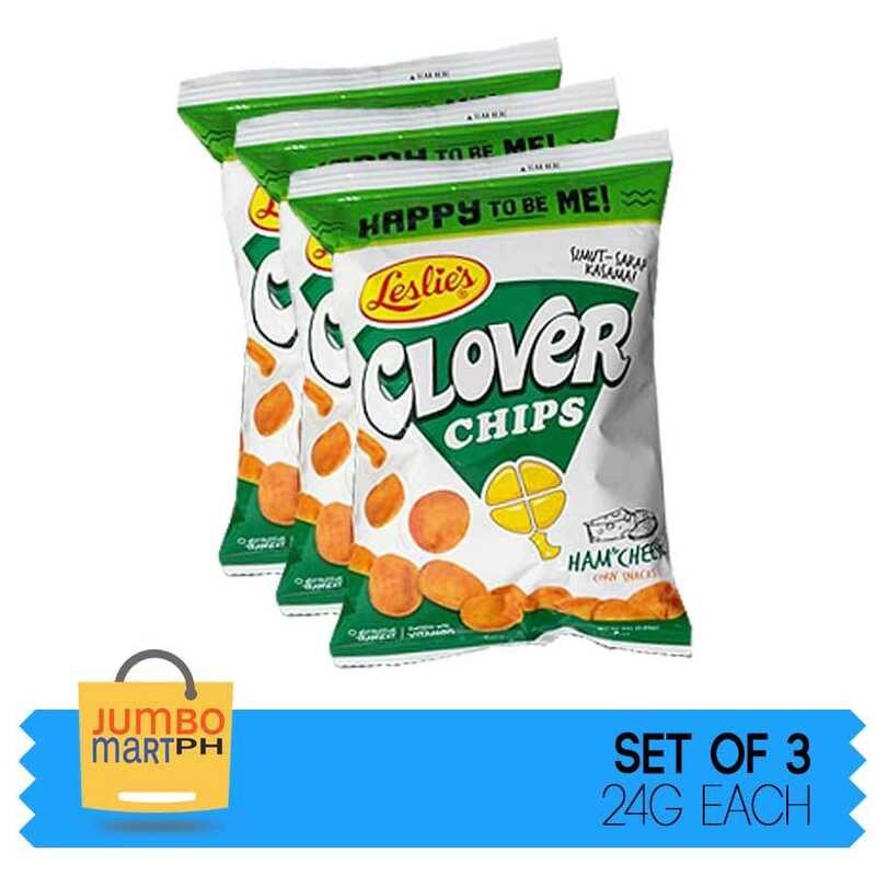 CLOVER CHIPS CORN SNACKS HAM & CHEESE FLAVOR 24G / SET OF 3 3 吕-202 ...