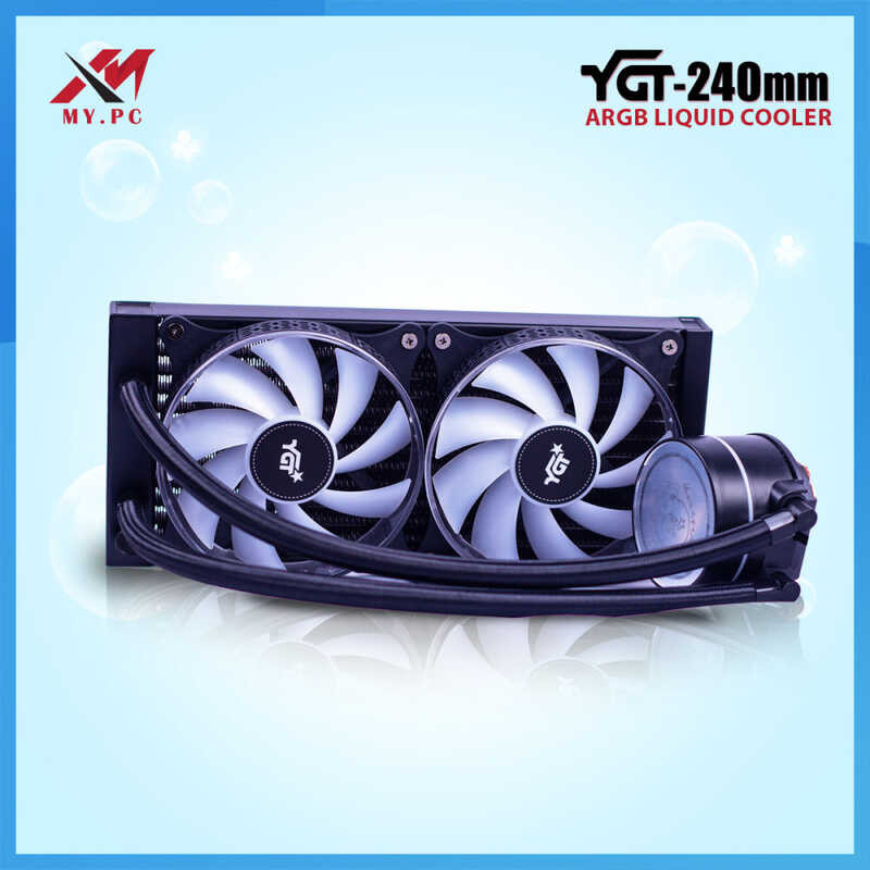YGT Liquid Cooler ARGB Lighting AIO Deep Frost AURA SYNC Water Cooling ...