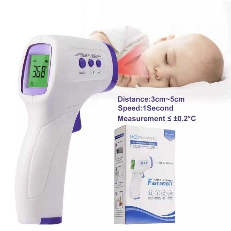 Infrared Forehead Thermometer Gun Thermal Scanner For Child Adults Body ...