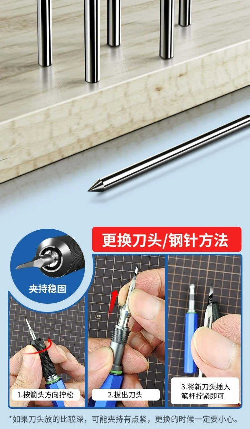 Stedi Model Scriber for Modeling Hobby,RG Scale Model,Gundam Model Kit ...