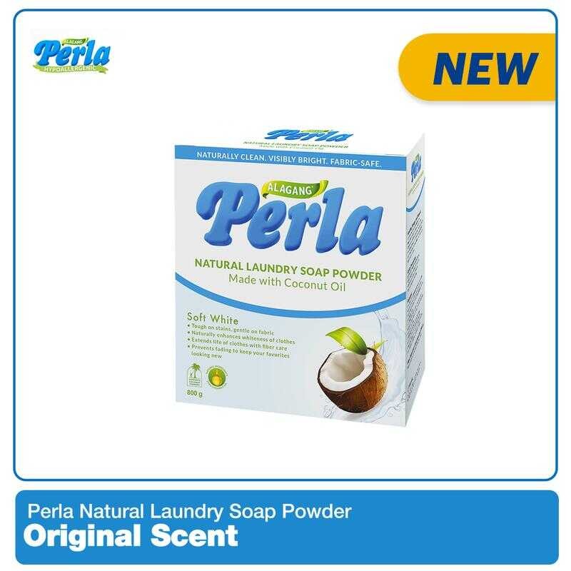 Perla Soap Powder (800G)| Coconut Oil| Hypoallergenic| Gentle On Skin ...