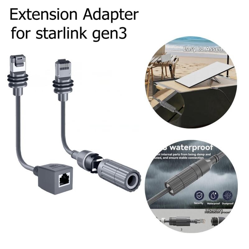 [READY STOCK] 20CM Cable for Starlink Gen3 V3 Ethernet Extender Adapter ...