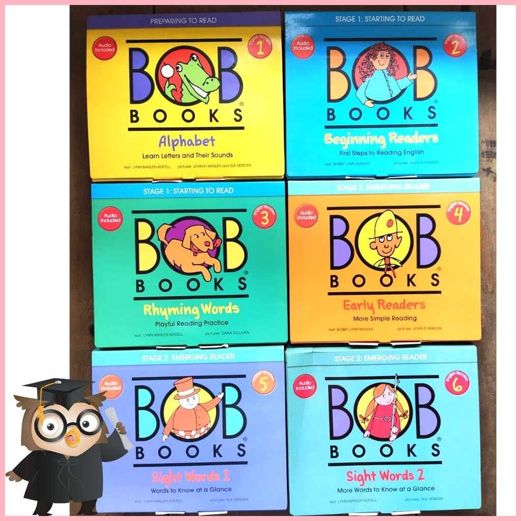 Bob Books 6 boxes brand new books (66 BOOKS) - boxes will have slight ...