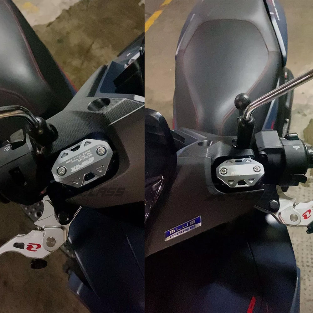 For Yamaha Aerox v1 v2 v3 Motorcycle CNC Brake Master Cap Brake Fluid ...