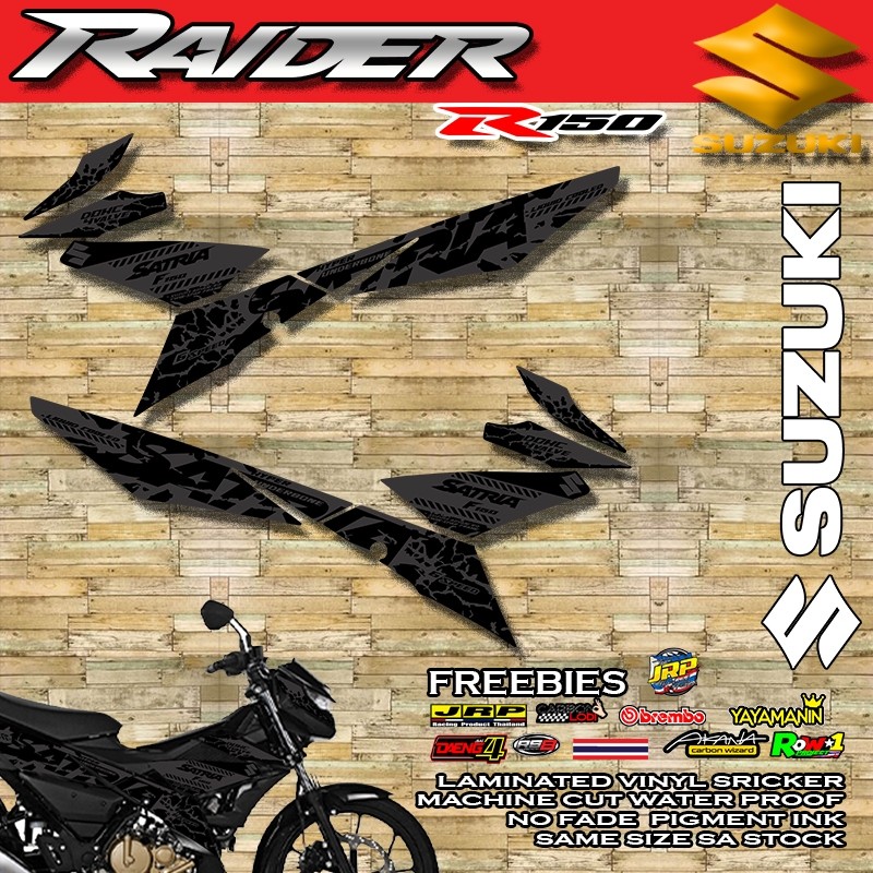 RAIDER 150 FI DECALS STICKER NEW DESIGN WITH FREEBIES | Shopee Philippines