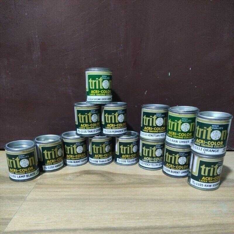 Odorless And Quick Dry Triton Latex Tinting Color Paint 302 | Shopee ...
