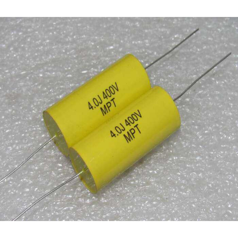Taiwan MPT 400V 4.0UF 405J 400VDC Axial Ultrasonic Divider Film ...