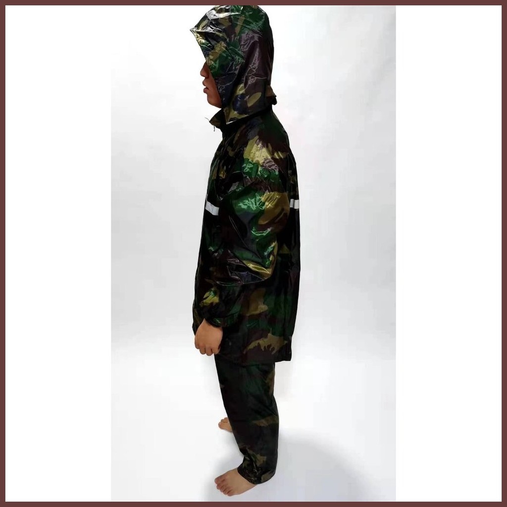 ↗ 2in1 Quality Reversible Waterproof Mens Motorcycle Raincoat with ...