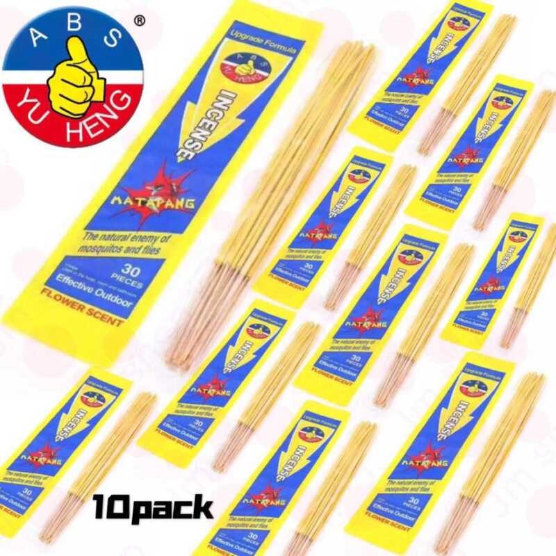 Day Set Of 10 Pack Or 300Pcs MATAPANG ABS FLOWER SCENT Incense For ...