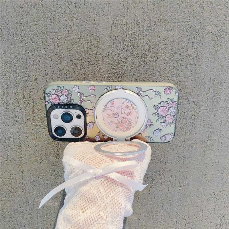 Rabbit Puppy 360 Turn Stand Strap Case for Honor X9D X7D X5C Magic 6 7 ...