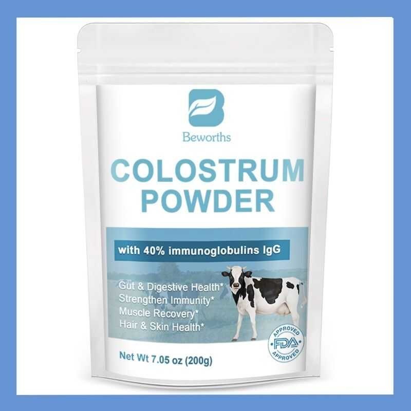 BEWORTHS Bovine Colostrum 1000Mg Probiotic Blend Omega3 Powder ...