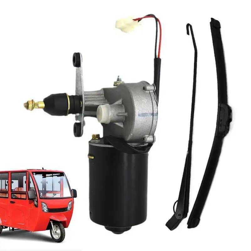53 UTV 1 Windshield Wiper Kit Wipers 12V Electric Motor Power ...