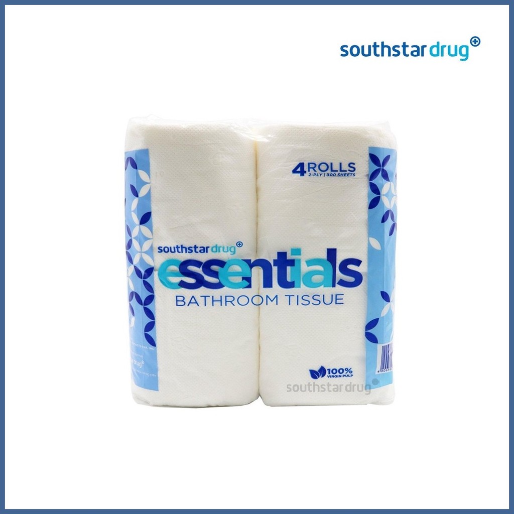 Southstar Drug Bathroom Tissue Rolls 2 Ply - 4s | Shopee Philippines