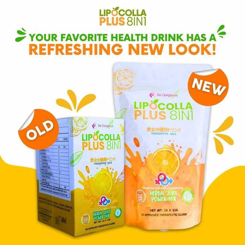 Be Gorgeous Lipo Colla Plus Progenitive Juice 8-In-1 New Health Drink ...