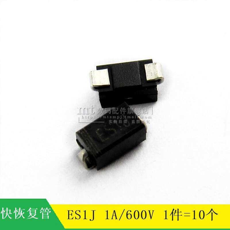 [MT] ES1J DO-214AC SMA SMD Fast Recovery Diode 1A/600V 10pcs | Shopee ...