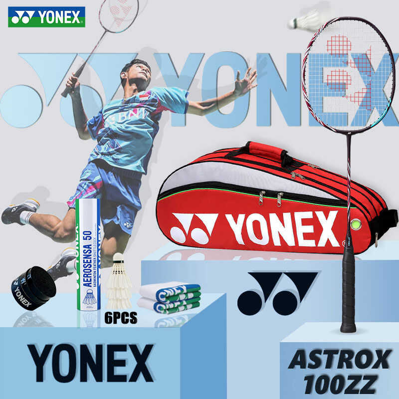 【Buy 1 GET 4 Free】Yonex ASTROX 100Zz Kurenai Badminton Racket Full ...