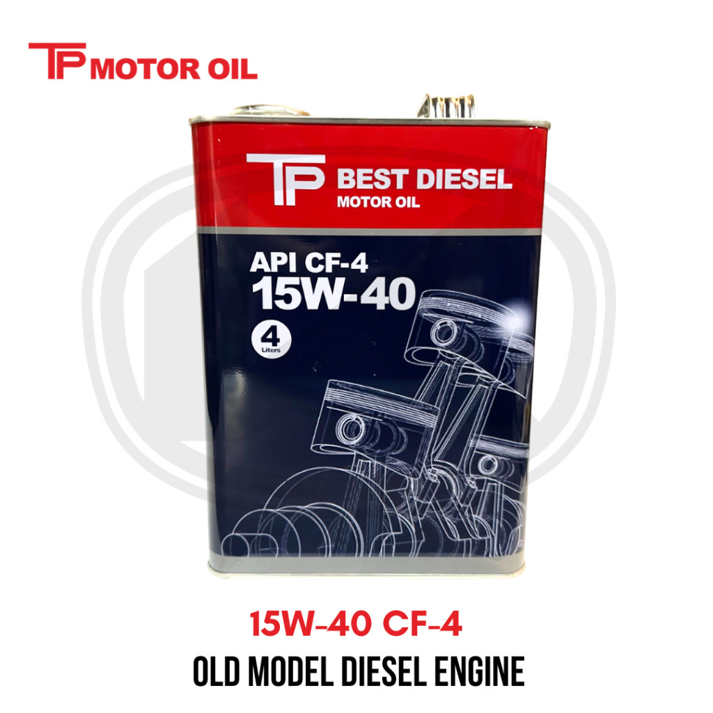TP Motor Oil 4L Fully Synthetic & Semi Diesel Engine Oil (New Gas ...