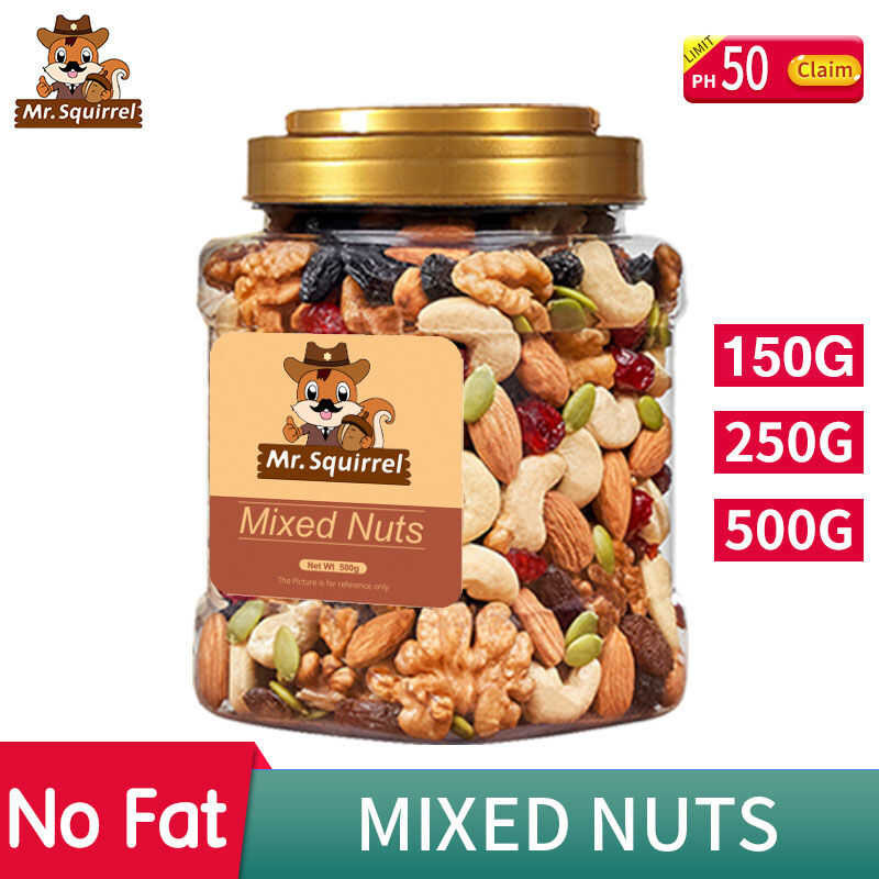Mr.Squirrel Signature Trail Mix Cashew Al Mixed Nuts And Dried Fruits ...