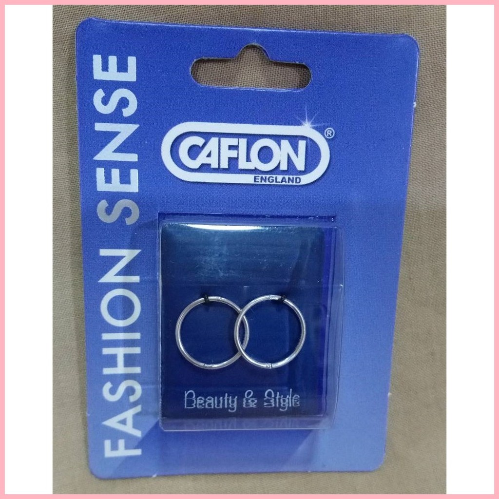 Caflon 1/2" loop earrings, sterized and hypo allergenic | Shopee ...