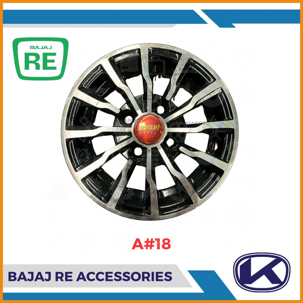 Bajaj RE (THREE WHEEL) Mag Wheel Mags Wheel Mag Rim size 400x8 (SOLD ...
