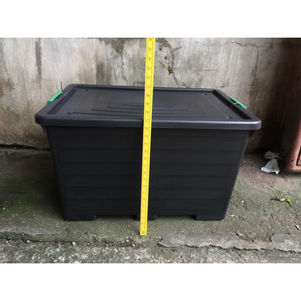 120L STORAGE BOX Heavy Duty Storage box with wheels and handle/storage ...