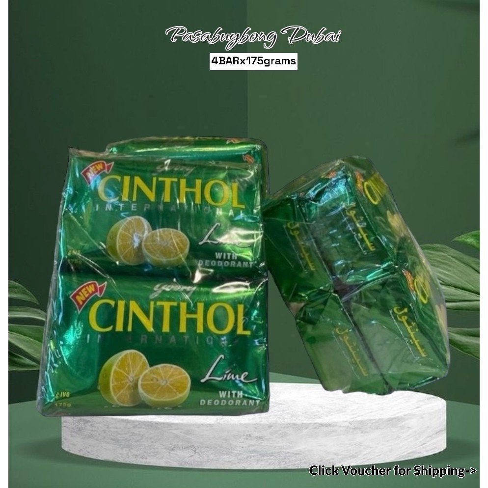 Cinthol Lime Bath Soap JUMBO 175gx4BAR Dubai UAE!!! | Shopee Philippines