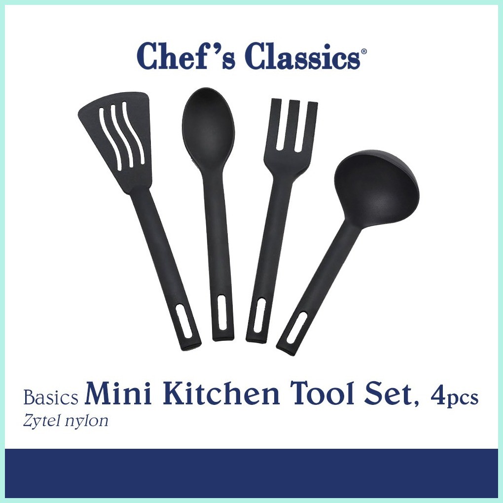 Chef's Classics Basics Nylon Mini Kitchen Tool Set, 4pcs | Shopee ...