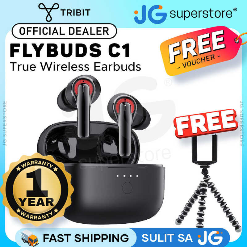 Tribit Flybuds C1 Bluetooth 5.2 True Wireless Earbuds 50H Playtime And ...