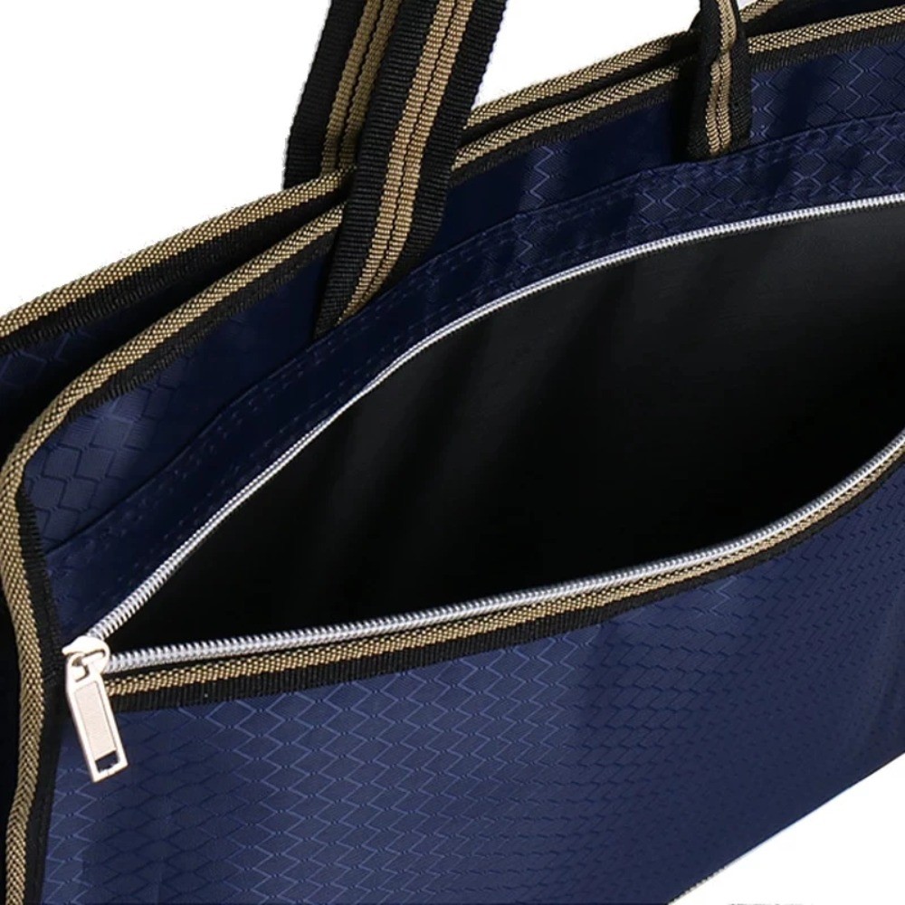Large Capacity Briefcase Folder Tote Bag Storage Handbag Waterproof ...