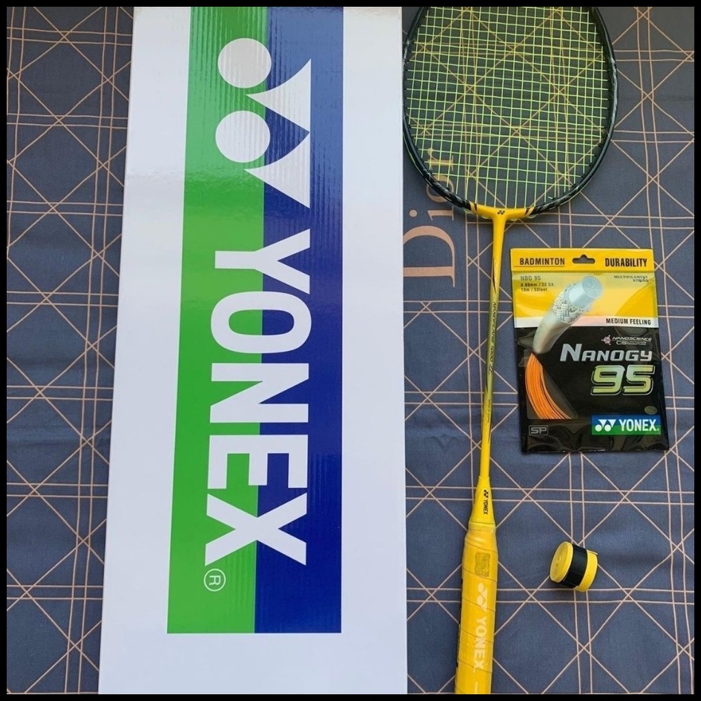 YONEX NANOFLARE 1000Z Badminton Racket With PBSI Full Carbon 30LBS ...