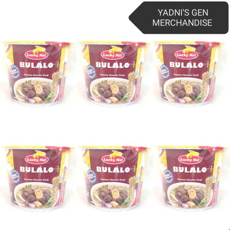 Lucky Me Go Cup Bulalo Instant Noodles Soup 40G X 6 Pcs 200 | Shopee ...