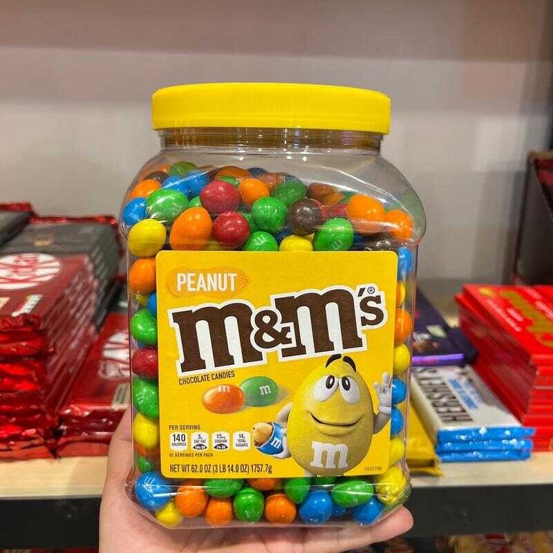 M&M Jar Milk Chocolate / Peanut Butter 1.7Kls 3Ad | Shopee Philippines
